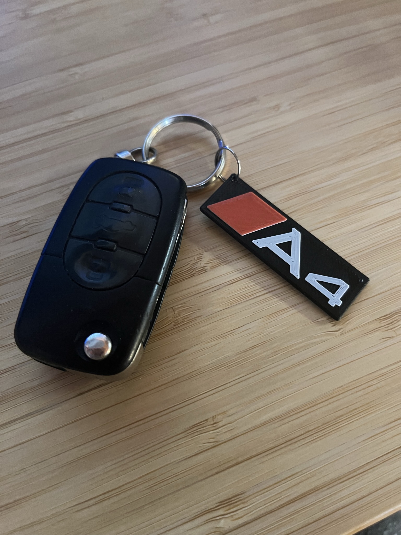 AUDI A4 keychain by Ot Roca | Download free STL model | Printables.com
