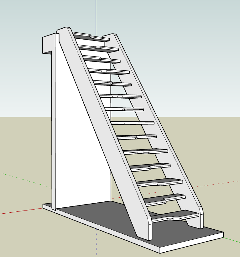 Real Staircase Models 1/10 Scale - Reálné modely schodišť 1/10 by Luděk ...