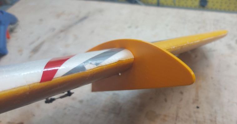 Wing Fence for Freewing Avanti S EDF RC Jet by 3D-Muc | Download free ...