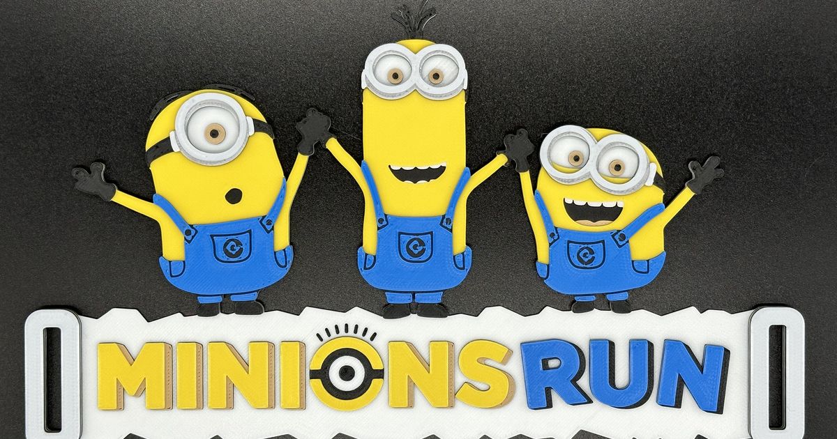Minions Run Headband by Zicchan | Download free STL model | Printables.com