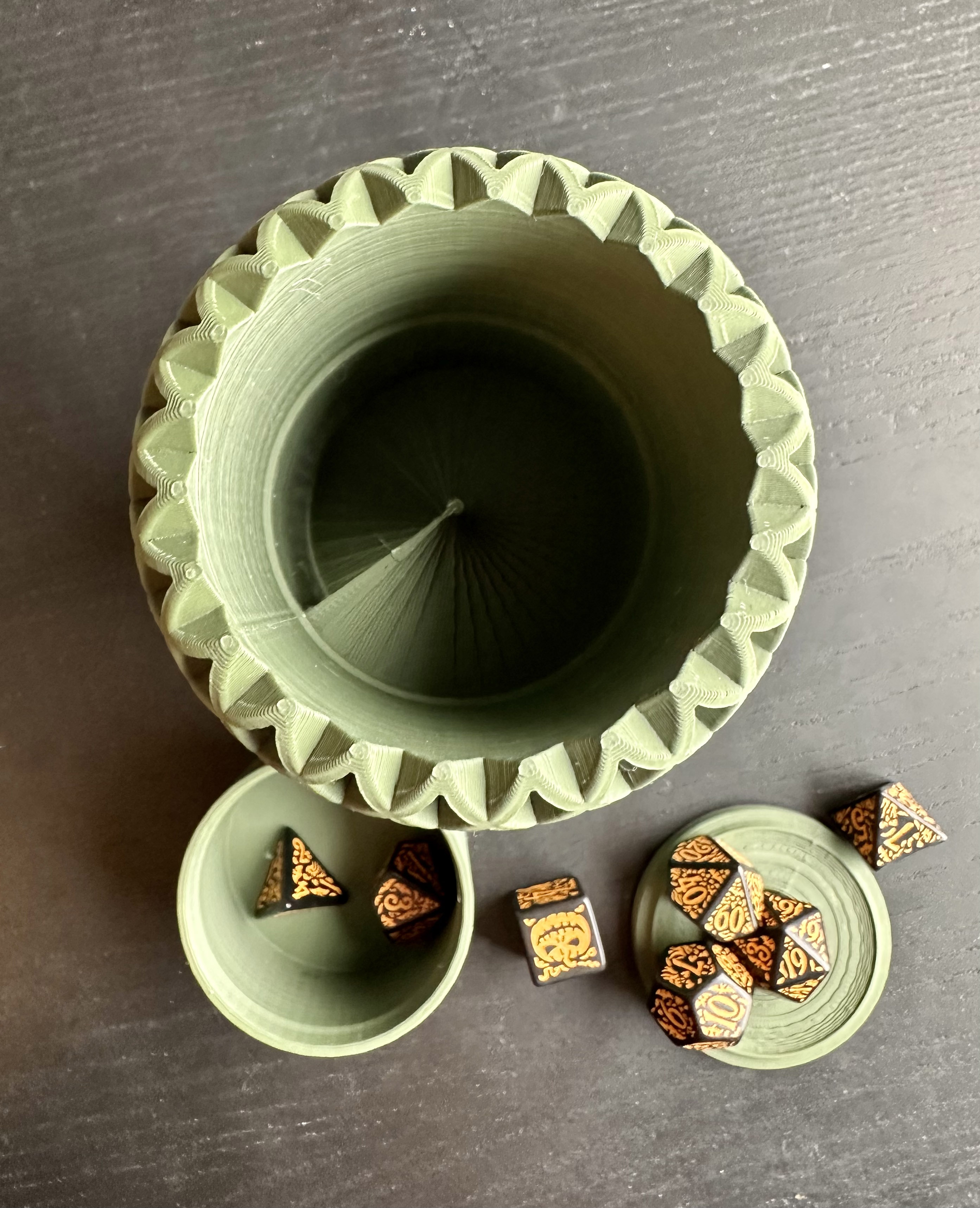 Geometric dice tower and storage by Dogwood Fire | Download free STL ...
