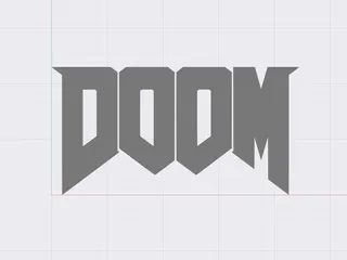 Doom Logo by ToxicMaxi | Download free STL model | Printables.com