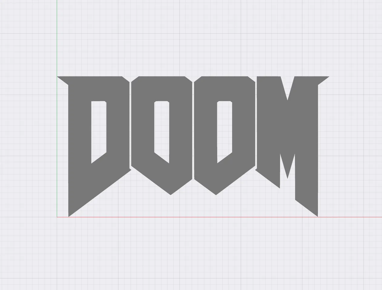 Doom Logo by ToxicMaxi | Download free STL model | Printables.com