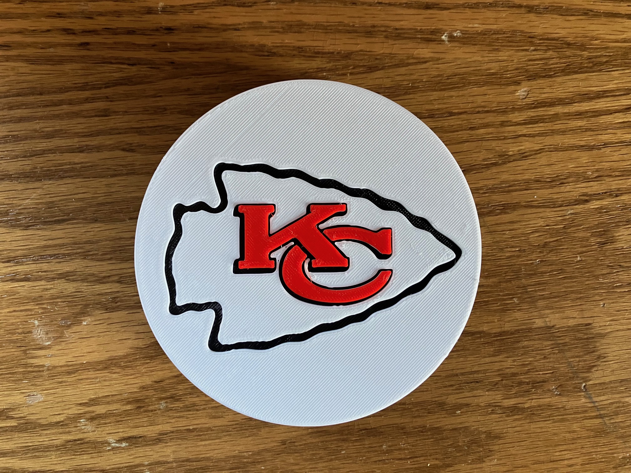 Kansas City Chiefs Coaster by alexanderjunk | Download free STL model ...