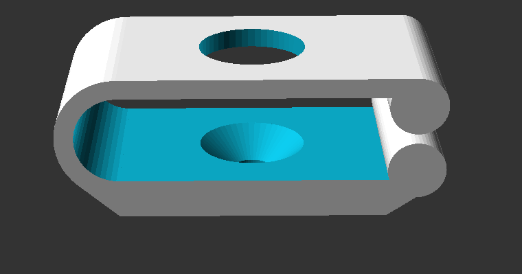 Customizable Cable Clip by duffwv | Download free STL model ...