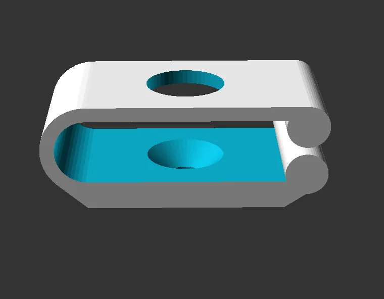 Customizable Cable Clip by duffwv | Download free STL model ...