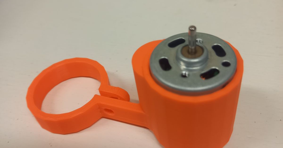 DC motor mount by Georg Viilma | Download free STL model | Printables.com