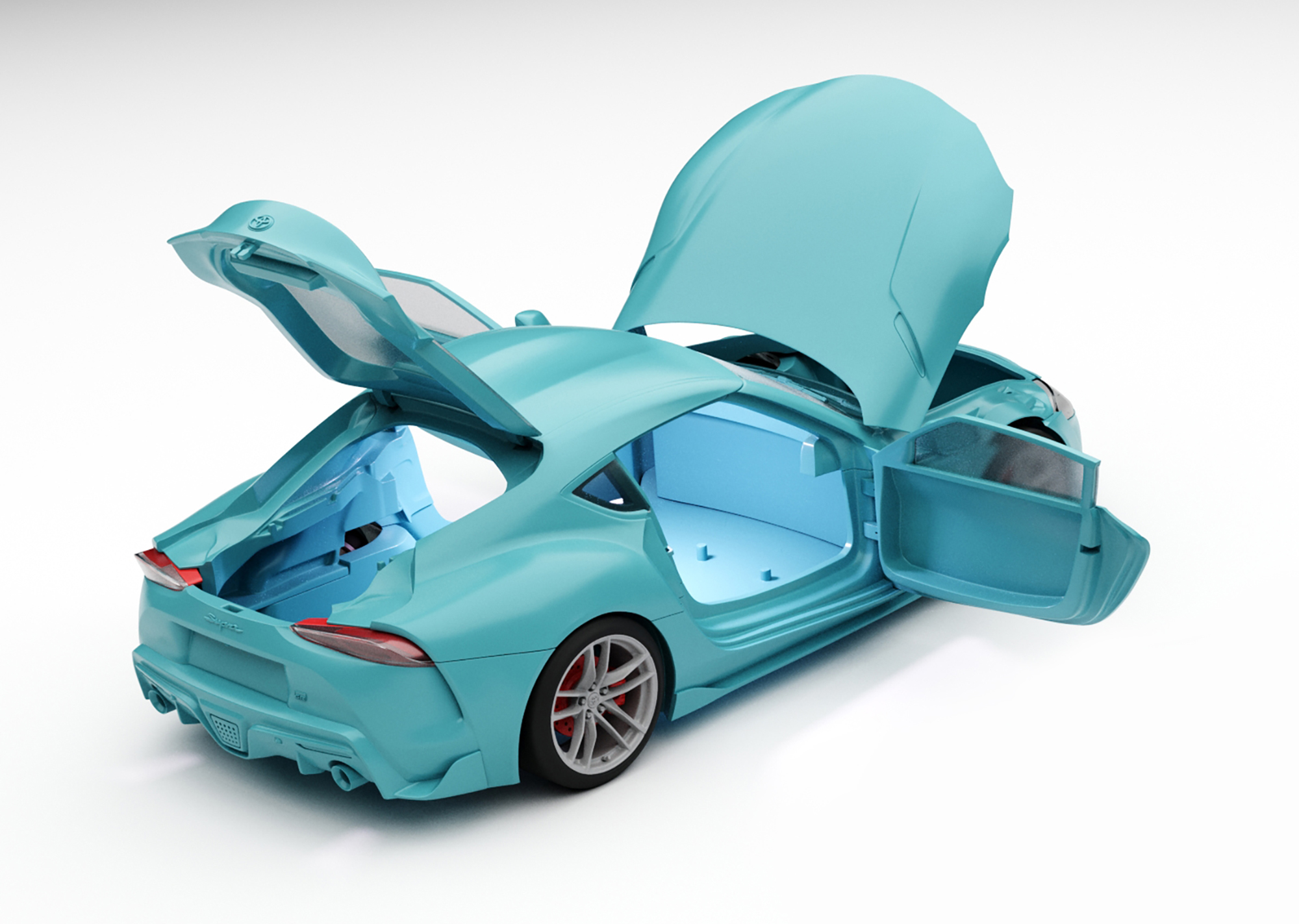 Toyota Supra A90 (Full car model) by TunerKits | Download free STL ...