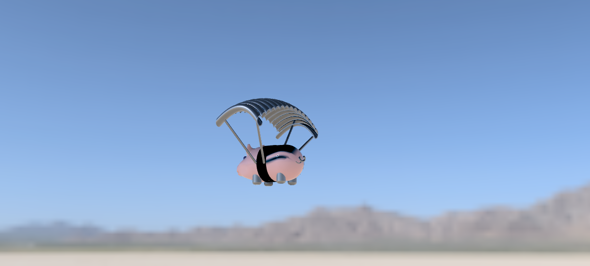 Parasailing Pig by Tom Anderson (The Real NEO) | Download free STL ...