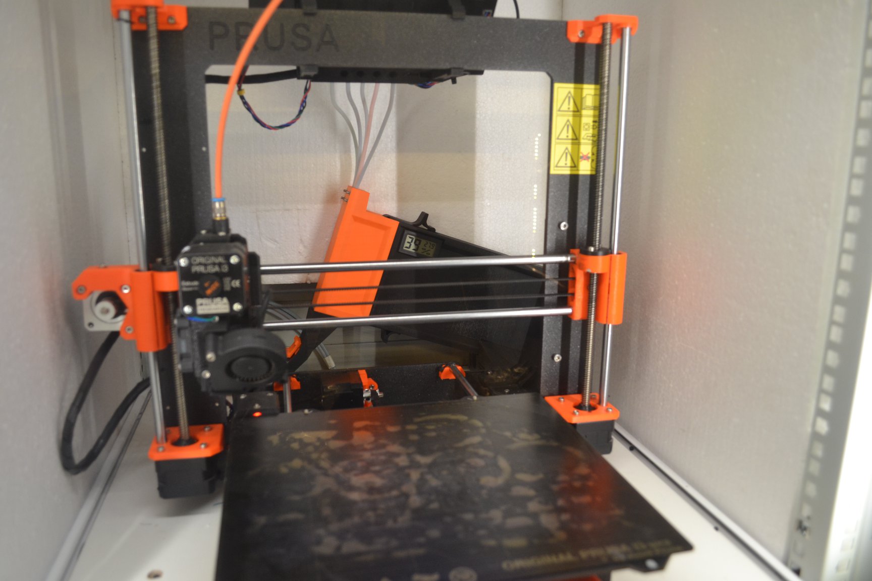 filament buffer (airtight, compact & easy to fill) for Prusa MMU2.0 por ...