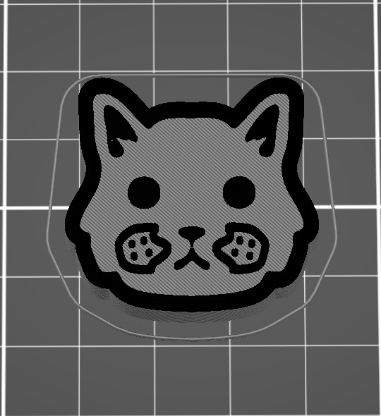 Cat Magnet for Fridge Door by Nikolay | Download free STL model ...