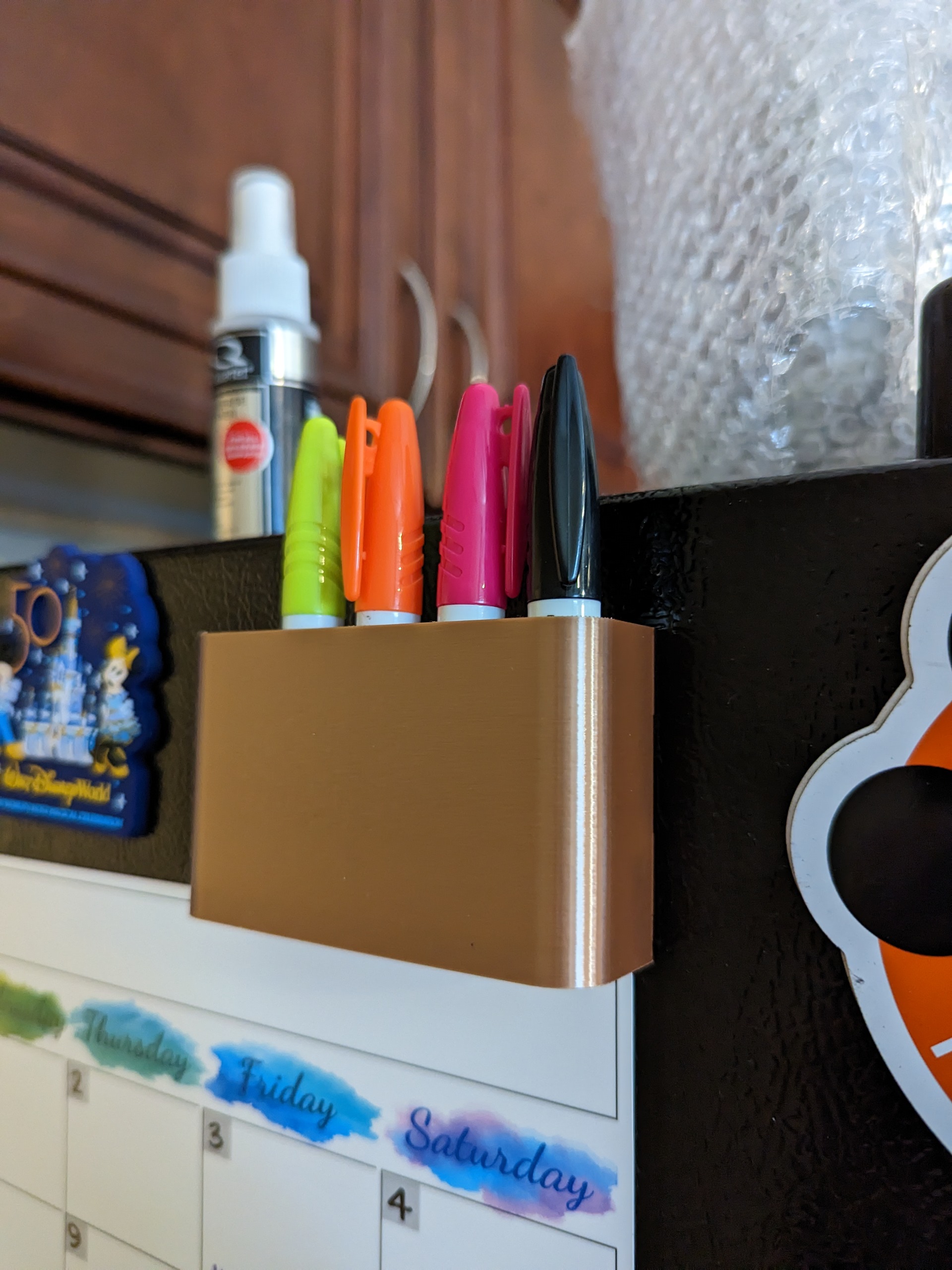 Fridge Holder for Mini Dry Erase Markers by Haggerty3D | Download free ...
