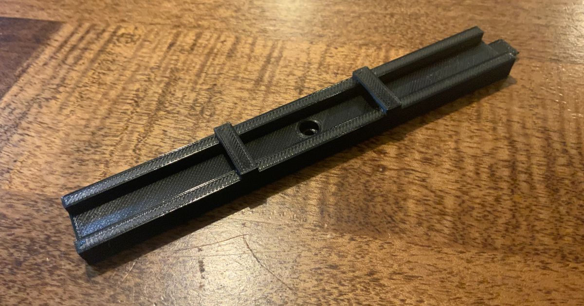 132x10 mm Led Strip Holder by lordpengwin | Download free STL model ...