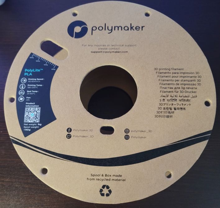 Polymaker Cardboard Filament Spool Desiccant Container by Joe Galaska ...