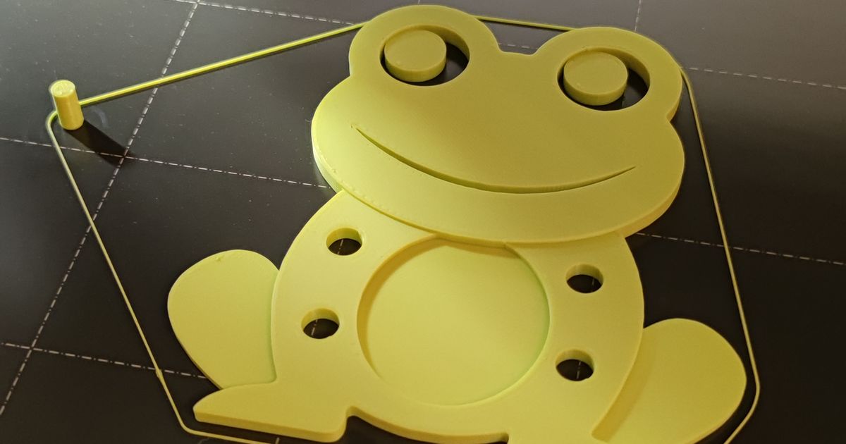 Frog on the spring by 4D | Download free STL model | Printables.com