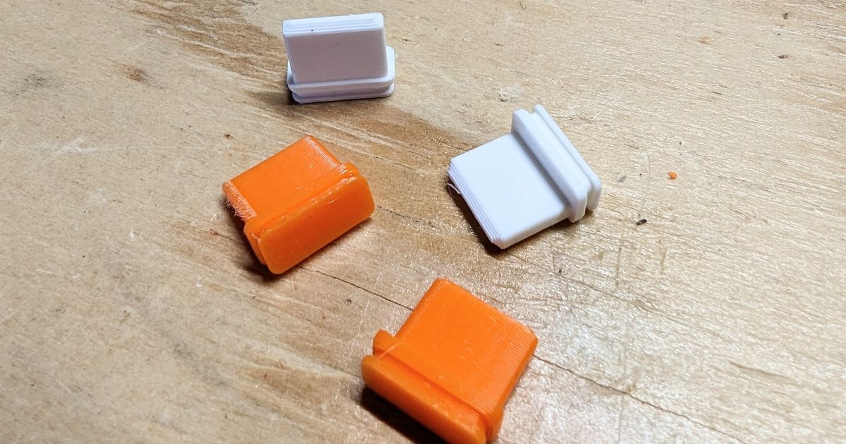 USB-A Dust Cover/Plug/Cap por mfischer79 | Descargar modelo STL ...