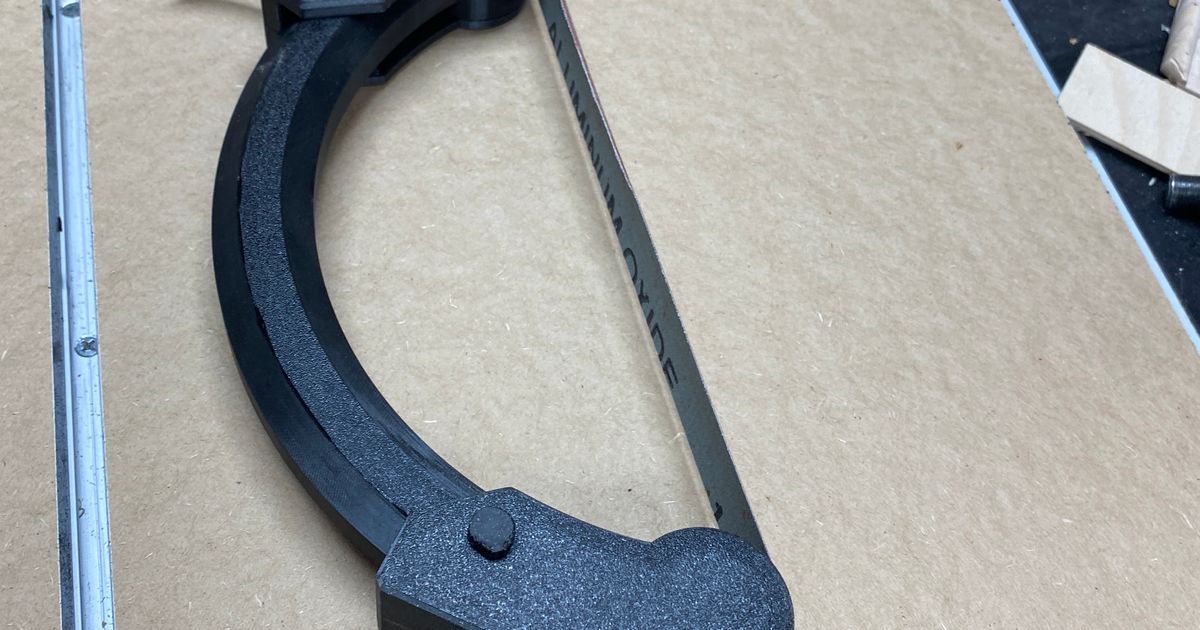 Bow Sander (Sanding Bow) with f3d file by DVE | Download free STL model ...