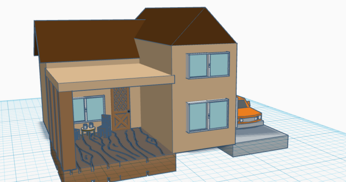 Casual Tiny Home by davizmr | Download free STL model | Printables.com