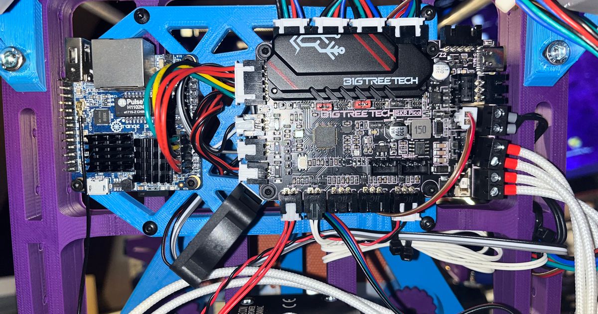 SKR Pico + Orange Pi Zero mount for Rook MK1 by Yoshi2oo8 | Download ...