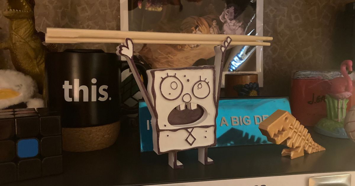 Doodle Bob Pen|Pencil|Chopstick Holder by JustMattyMakes | Download ...