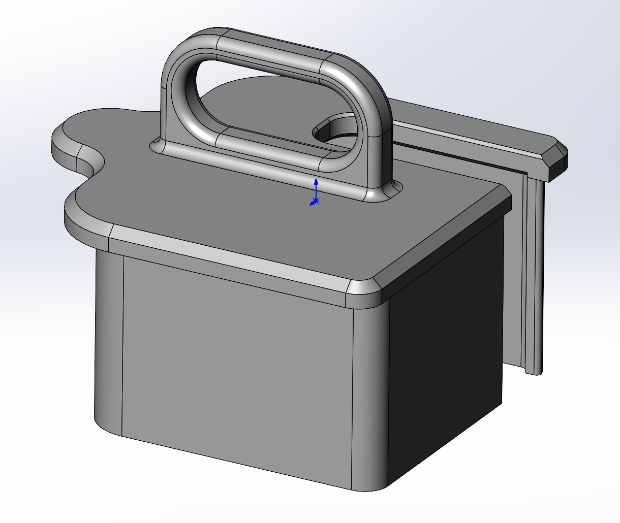 HAAS Cable Pass-Through Port cover by DLD Design Fab | Download free ...