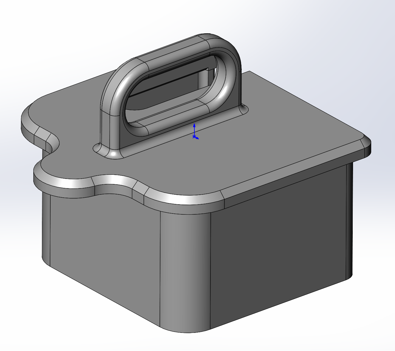 HAAS Cable Pass-Through Port cover by DLD Design Fab | Download free ...