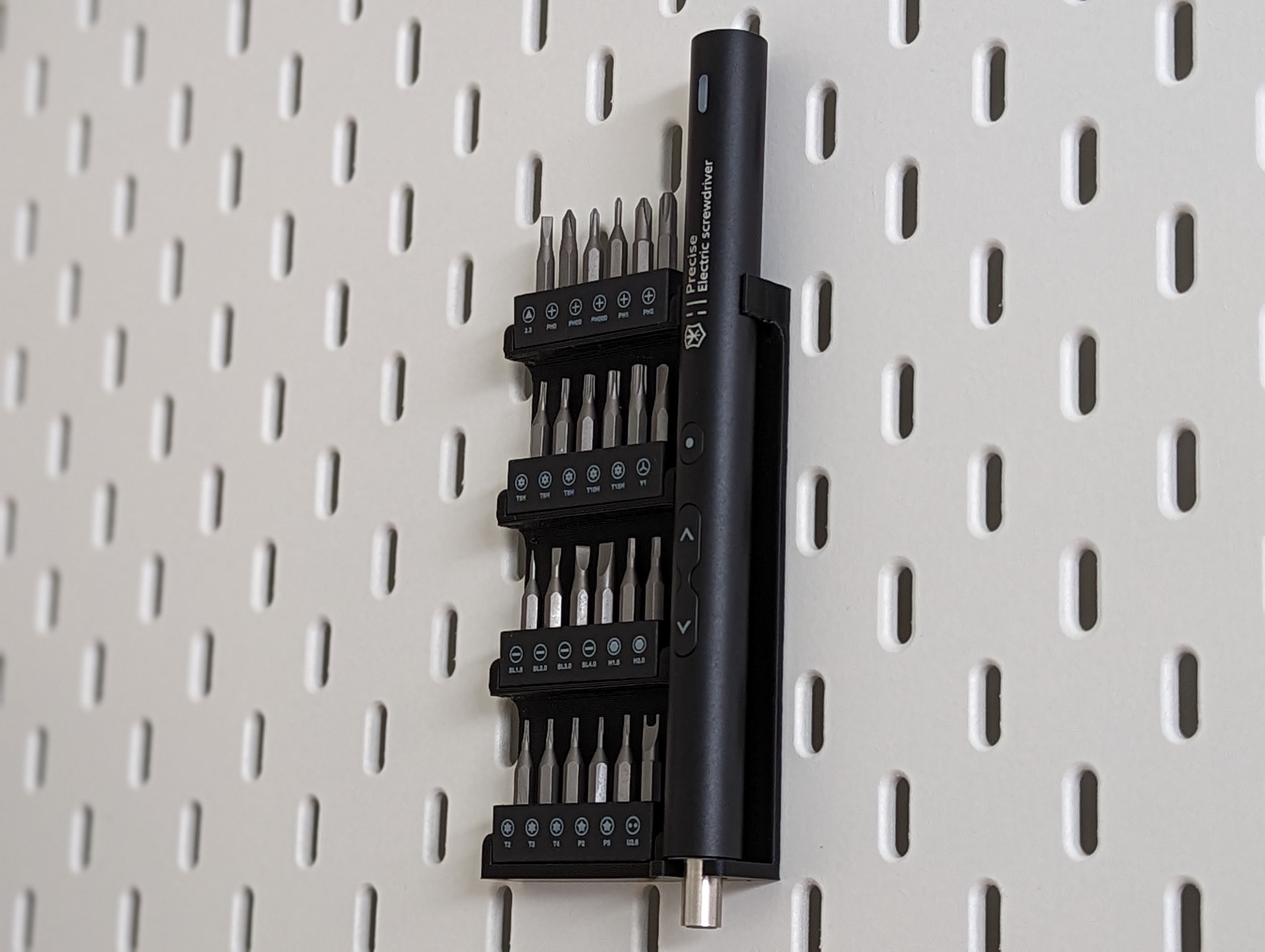 Electric Screwdriver Holder for Ikea Skadis Pegboard by FarOutRide ...