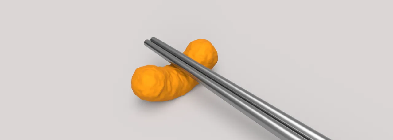 Cheesy Puff Chopstick Holder by Lady Tea | Download free STL model ...