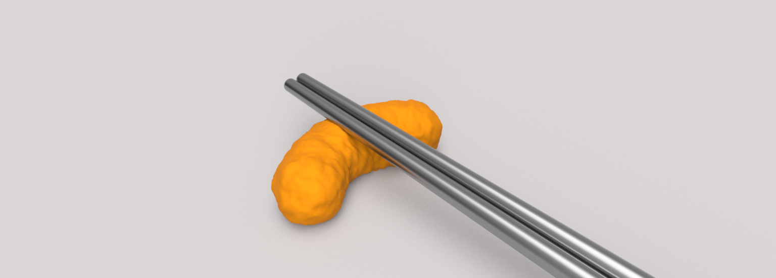 Cheesy Puff Chopstick Holder by Lady Tea | Download free STL model ...