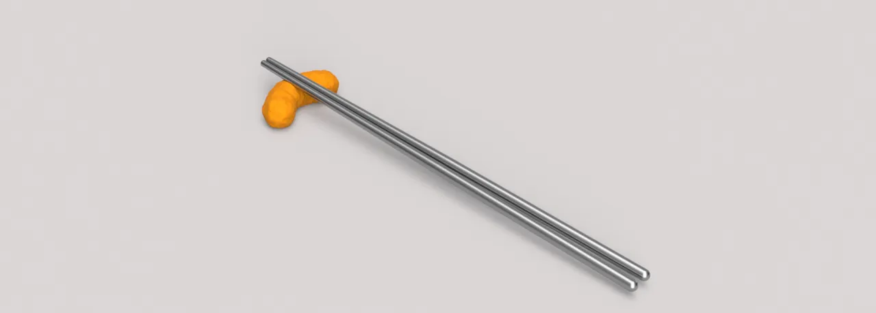 Cheesy Puff Chopstick Holder by Lady Tea | Download free STL model ...