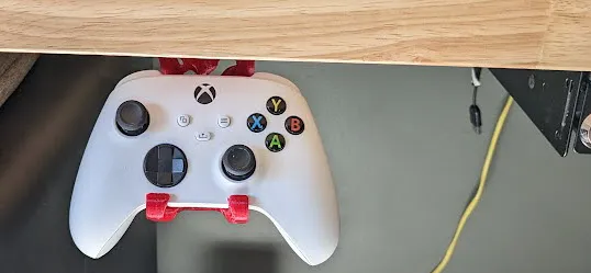 Under Desk Mounted Xbox Controller holder by Avi Spratt | Download free ...