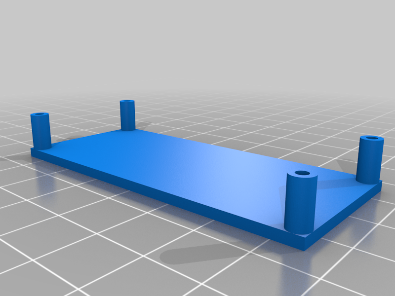 7cm by 3cm Whole Proof PCB mount with stand-offs by Justin Mc Neice ...