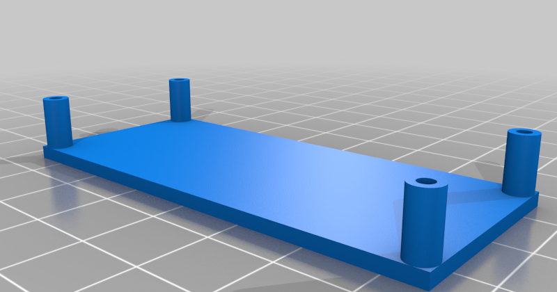 7cm by 3cm Whole Proof PCB mount with stand-offs by Justin Mc Neice ...