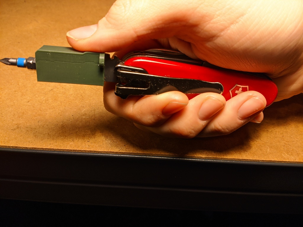 6mm Bit Driver for Victorinox 91mm SAK by OliverP | Download free STL ...