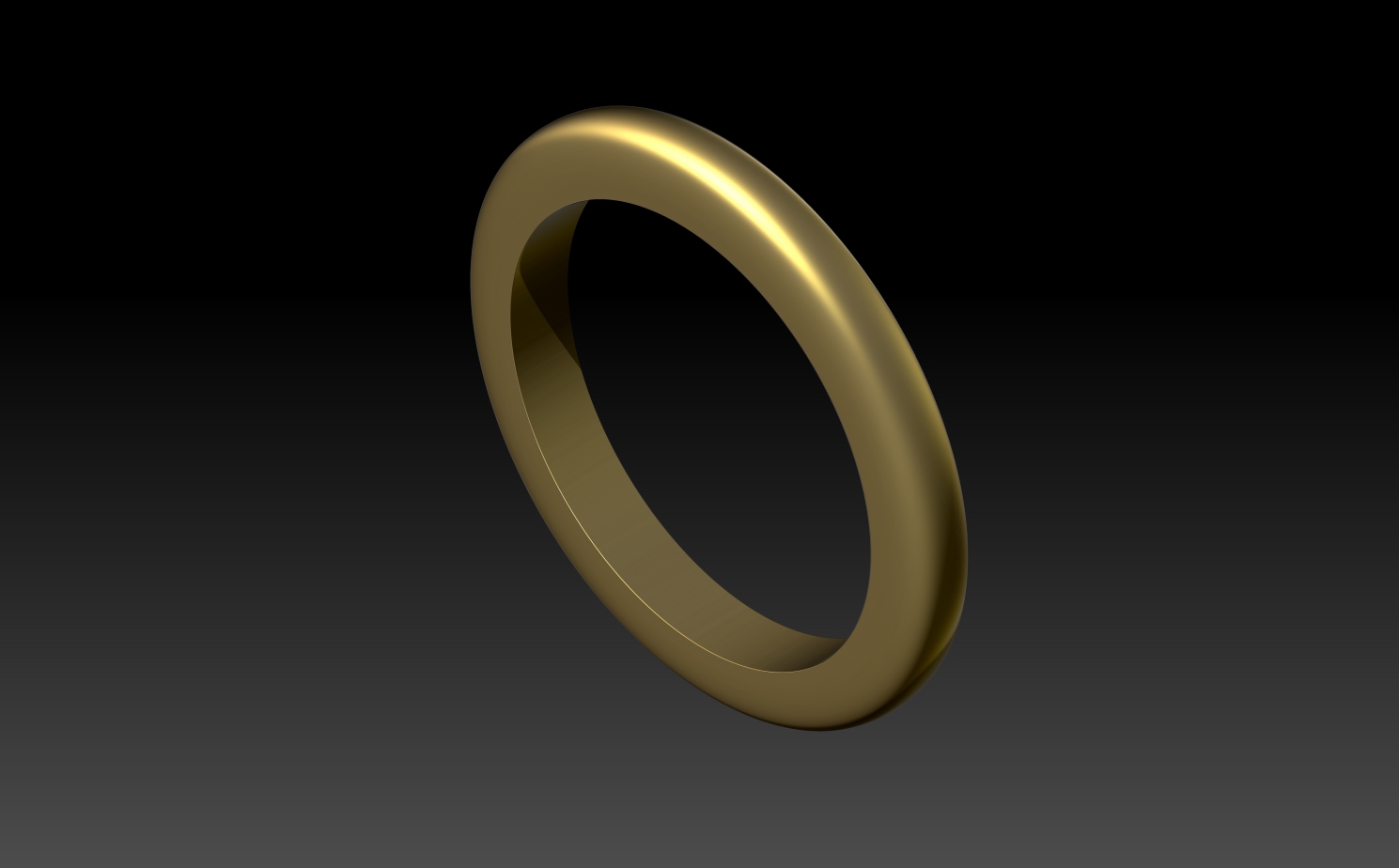 Gold ring US size 6 by franklin1092 | Download free STL model ...