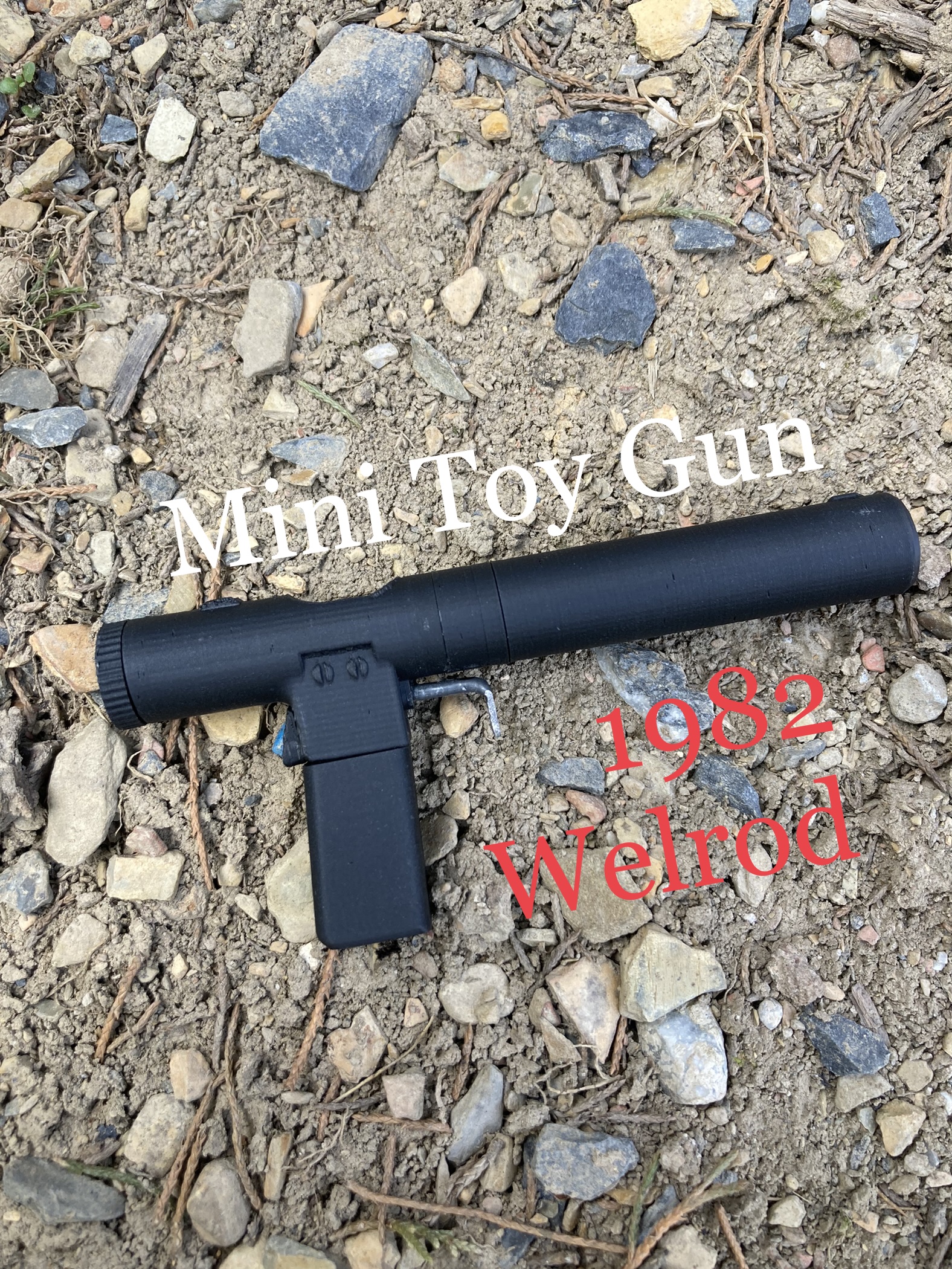 Welrod Mini Toy Gun by Dieselemk | Download free STL model | Printables.com