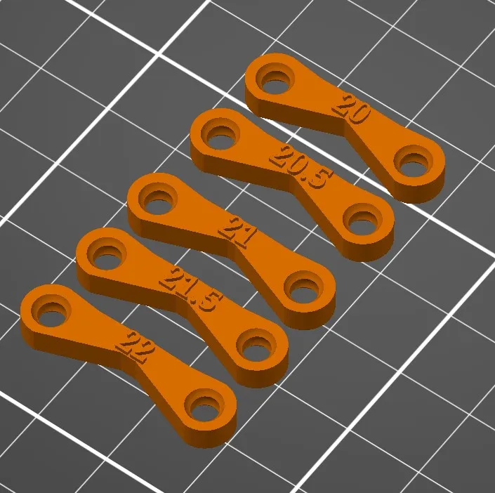 SCX24 - AX24 Steering Drag Links by Chris | Download free STL model ...