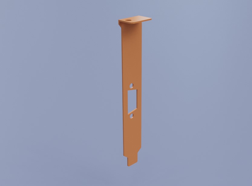 ISA VGA Video Card Bracket by Ken Mills | Download free STL model ...