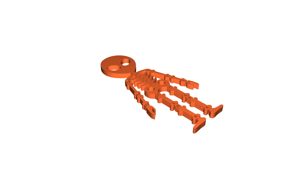 Flexi Alien Skeleton, Articulated Alien Skeleton by automontronic ...