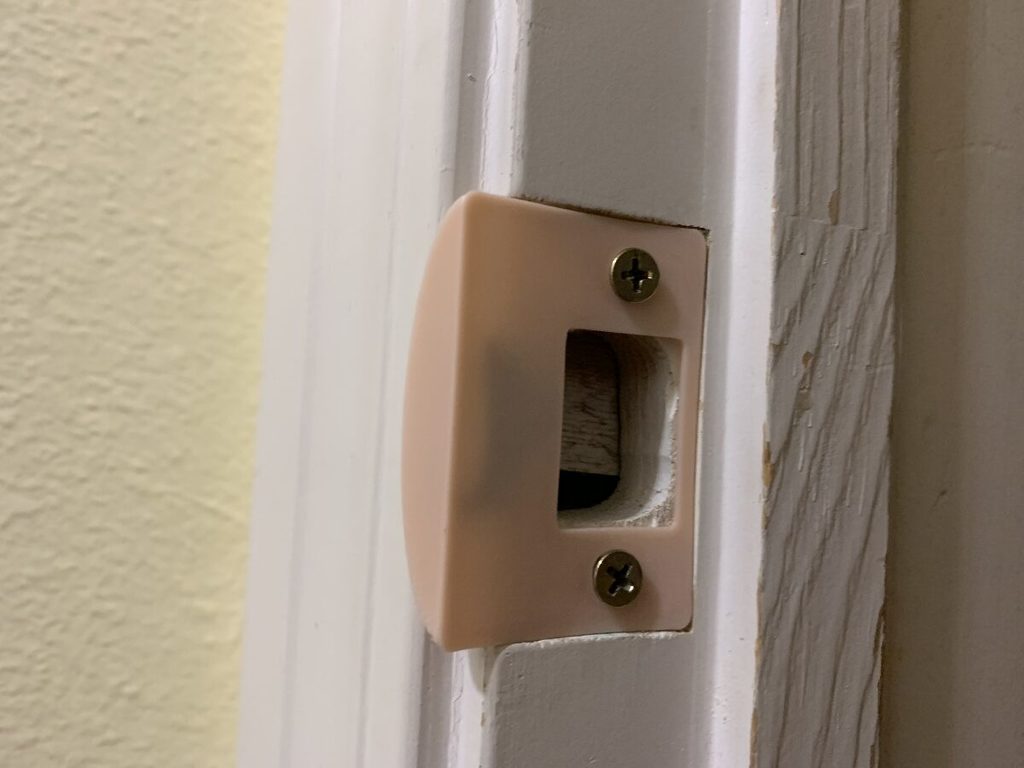 door latch strike plate by zzzy | Download free STL model | Printables.com