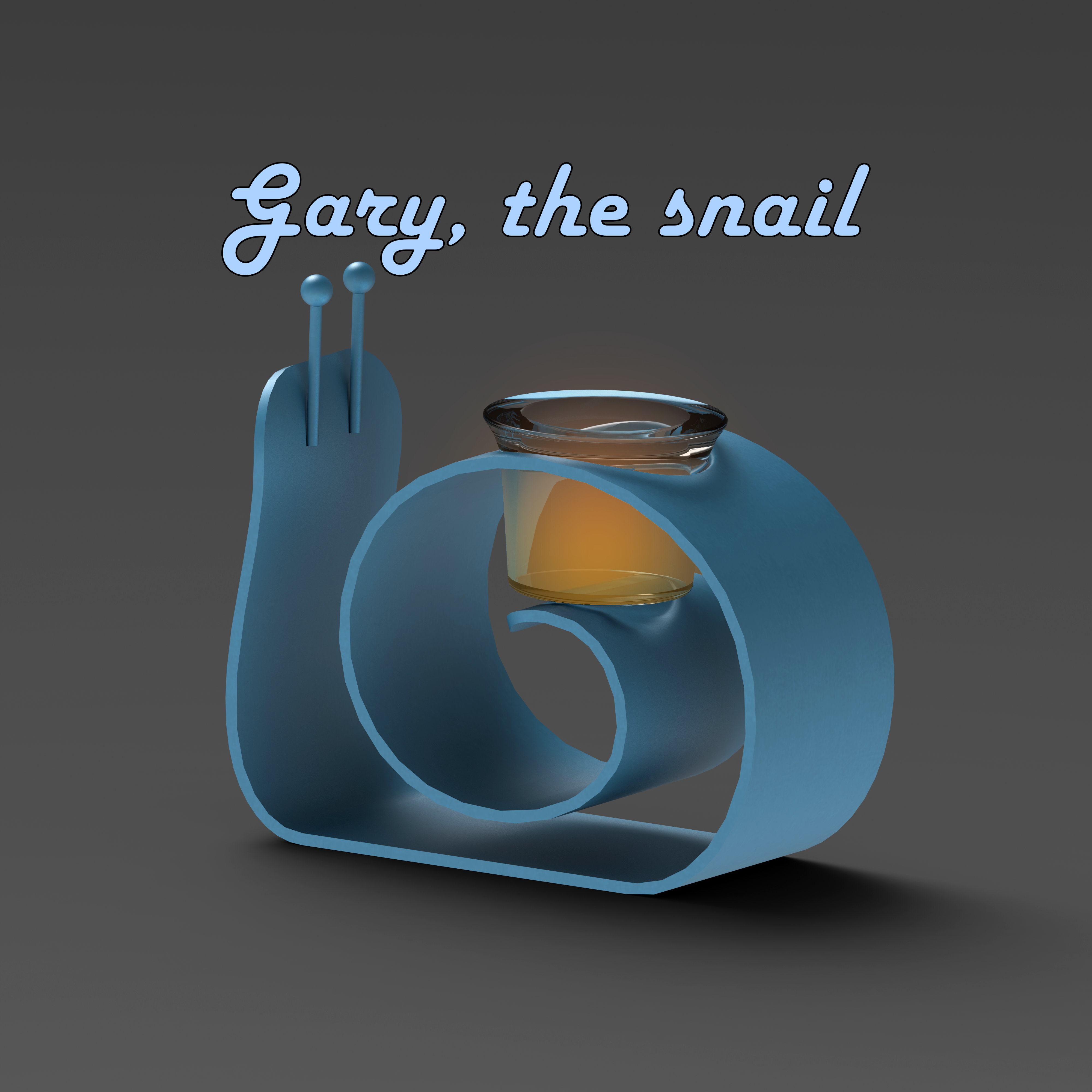 Gary, the snail - tealight holder by Chris (Aero)Engineering Design ...