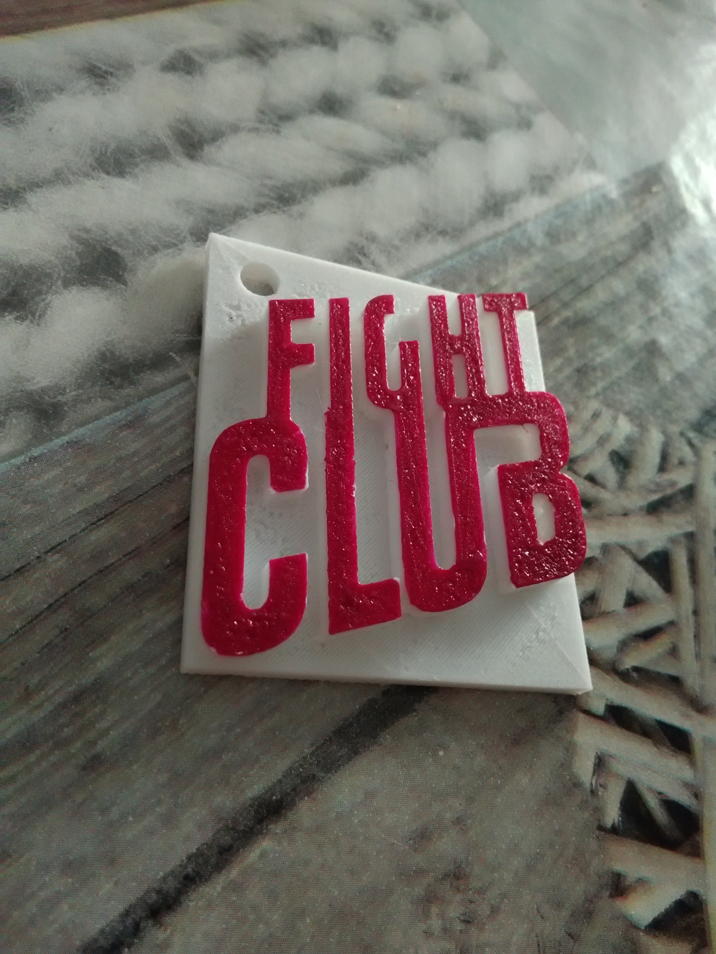 Porte Clé Fight Club by FredRod | Download free STL model | Printables.com
