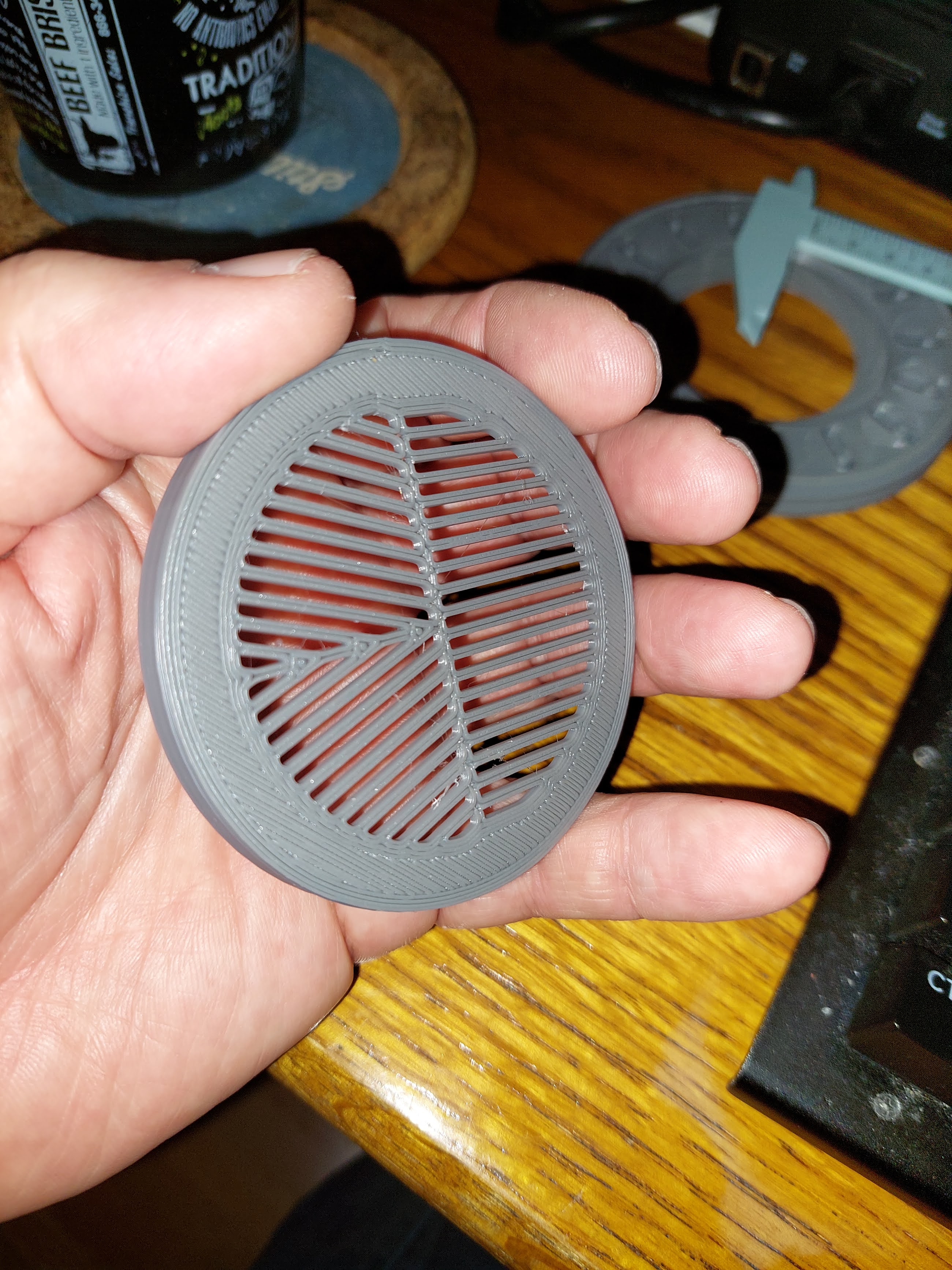 Bahtinov Focus Hood for 69mm lens by Glenn Brockett | Download free STL ...