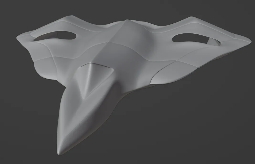 Stealth Glider Concept by Manos3DModels | Download free STL model | Printables.com