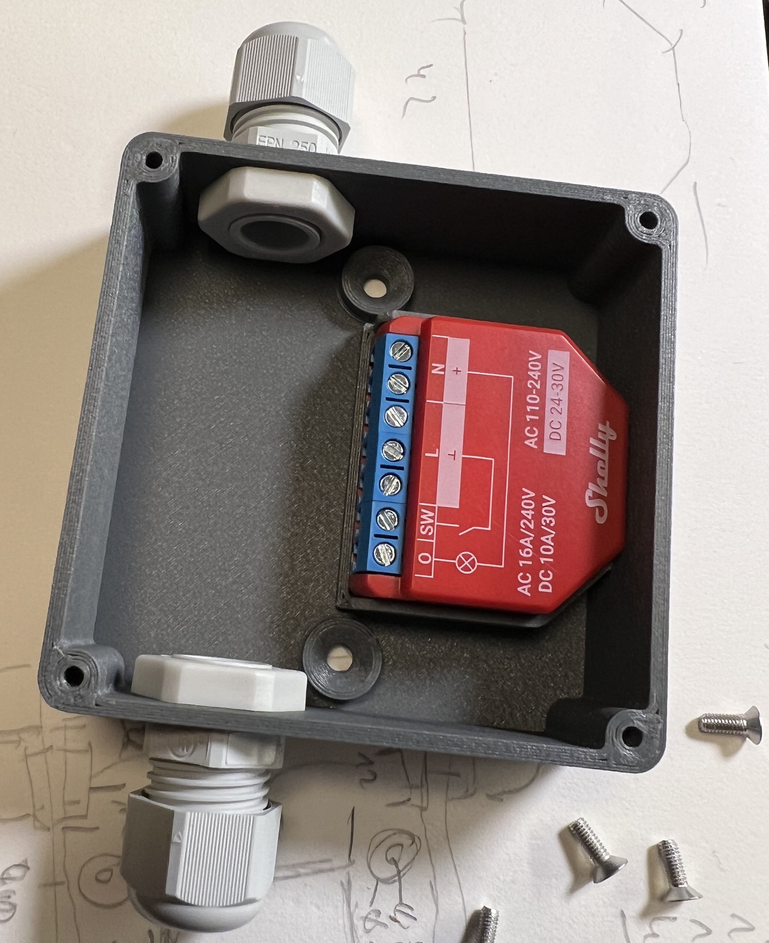 Shelly Plus 1PM Junction Box by davorin | Download free STL model ...