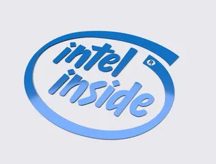 Intel logo by Christian | Download free STL model | Printables.com