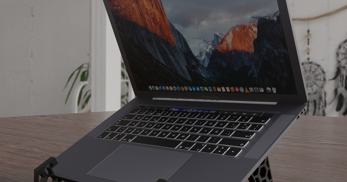 Laptop Stand (for small and big Laptops) von Matrix | Kostenloses STL ...