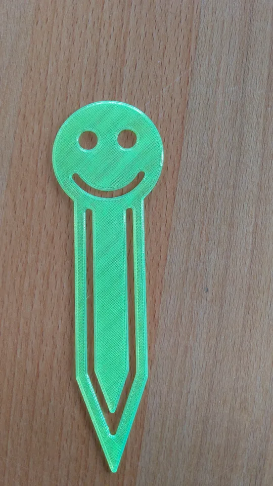 Smiley bookmark by Flo12 | Download free STL model | Printables.com