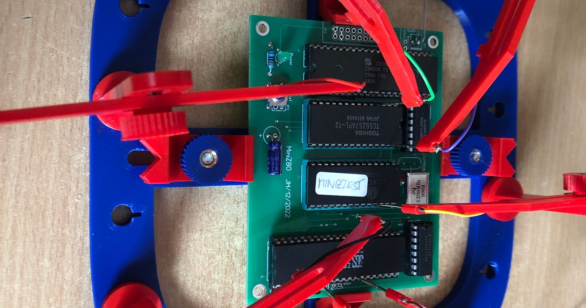 PCB-Workstation with Needle-Probes REMIX / Platinenhalterung mit ...