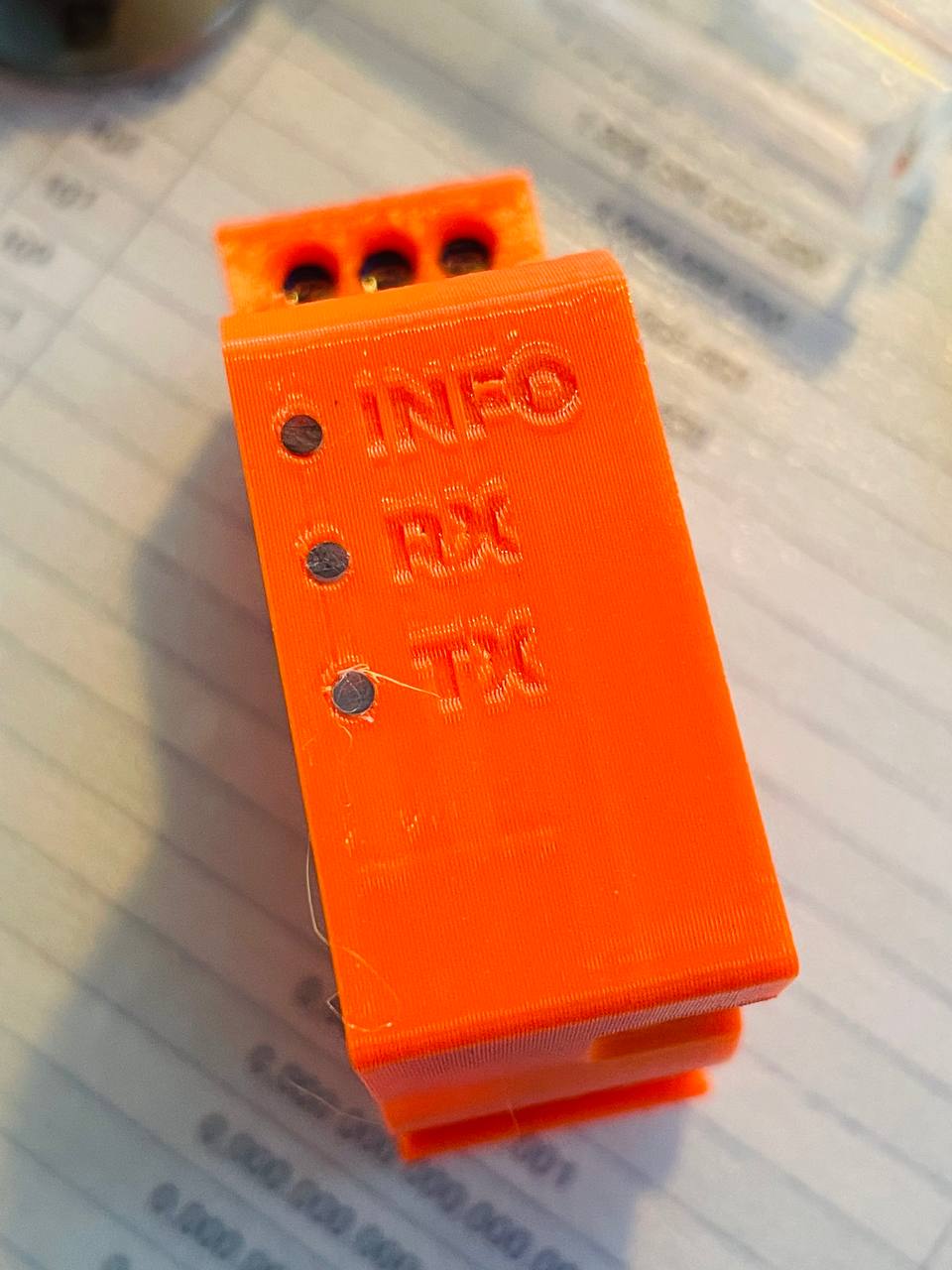 ESP WeMos D1 Mini and RS485 TTL Adapter Mounting Case for DIN Rails ...